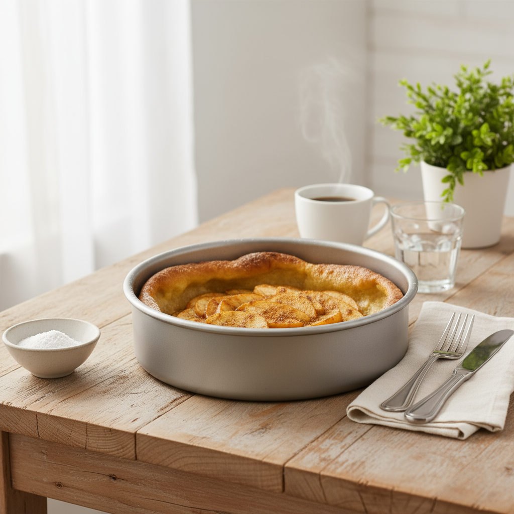 Resep Pancake Dutch Baby Apel-Kayu Manis | Fat Daddio's